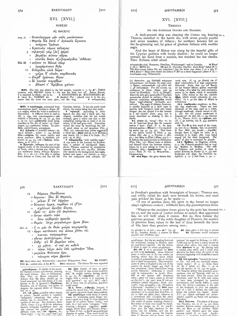 Bacchylides, Ode 17 (Dithyramb 3) | Download Free PDF | Mythological ...