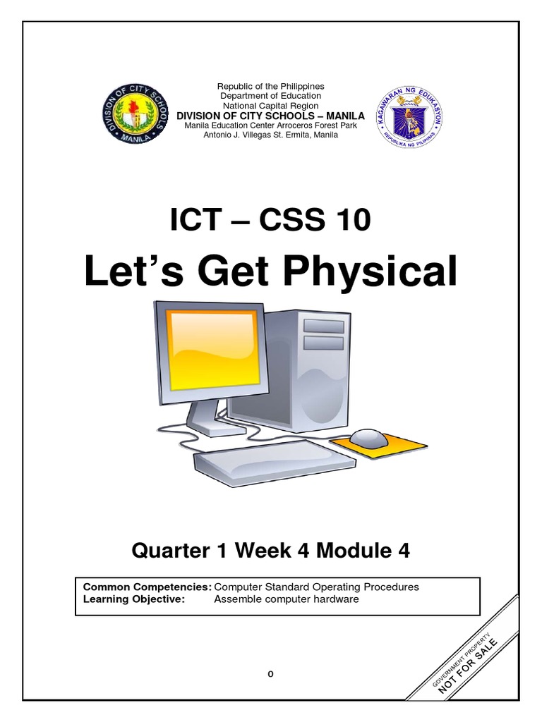 TLE-TE 10 - Q1 - W4 - Mod4 - ICT CSS | PDF