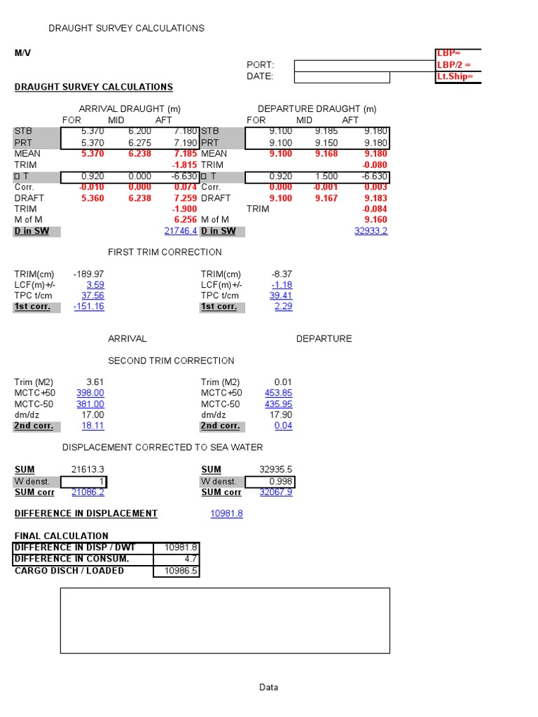 Draught_Survey_Calculation