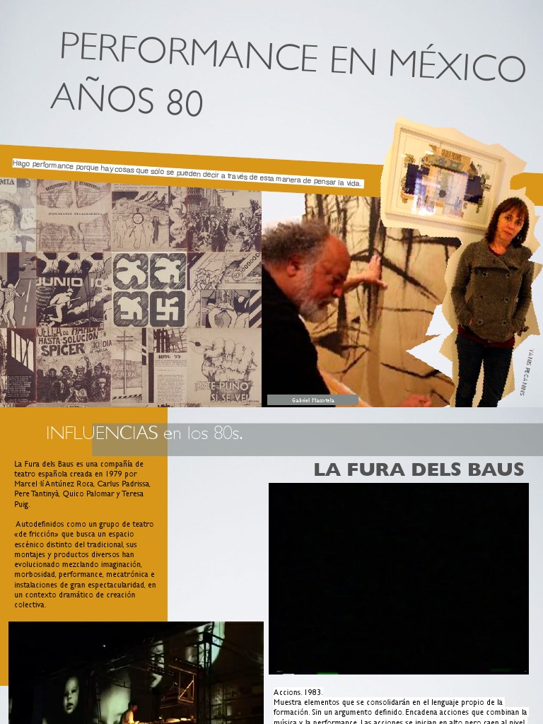 Performance y Arte en México en los 80s | PDF | Escultura | Pinturas