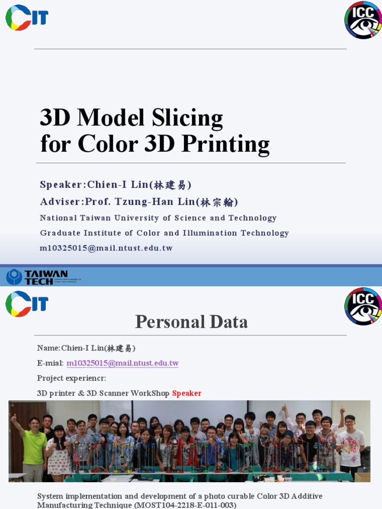 2-3D Model Slicing For Color 3D Print | PDF | 3 D Printing | 3 D ...