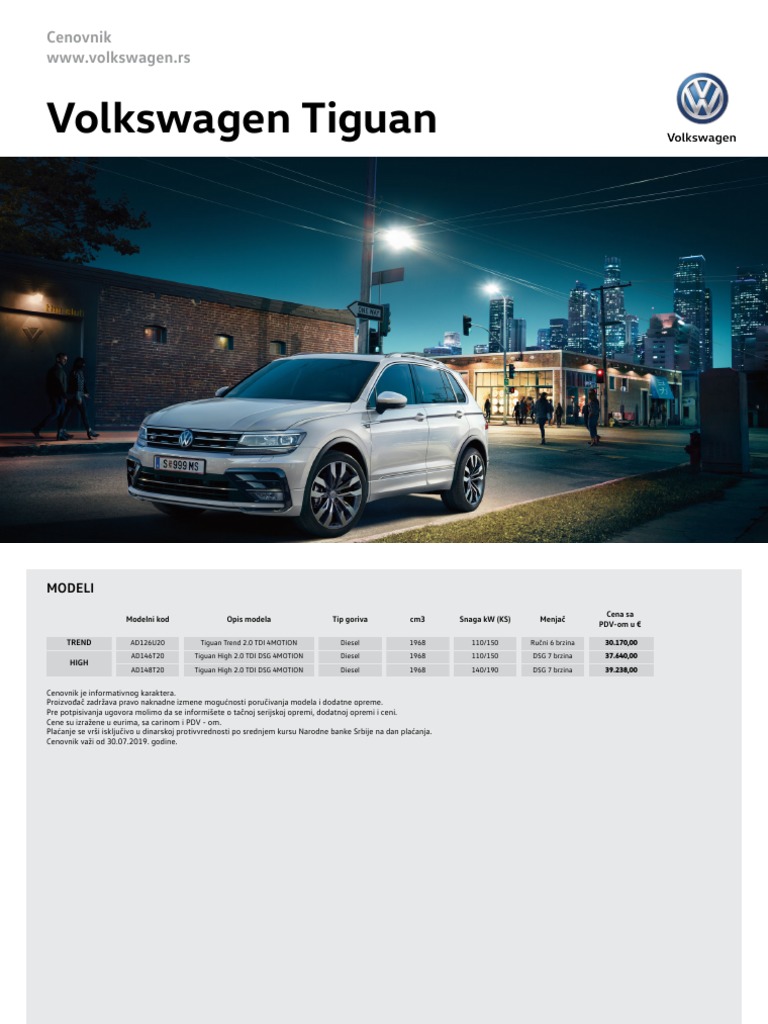 Volkswagen Tiguan | PDF