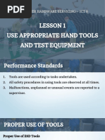 Use Appropriate Hand Tools and Test Equipment | PDF | Manufactured ...
