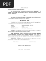 Deed of Absolute Sale of Condominium Unit | PDF | Deed | Condominium