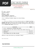 Construction Billing Request Letter | PDF | Business