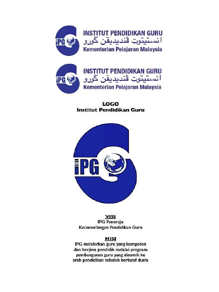 Logo Baru IPG KPM