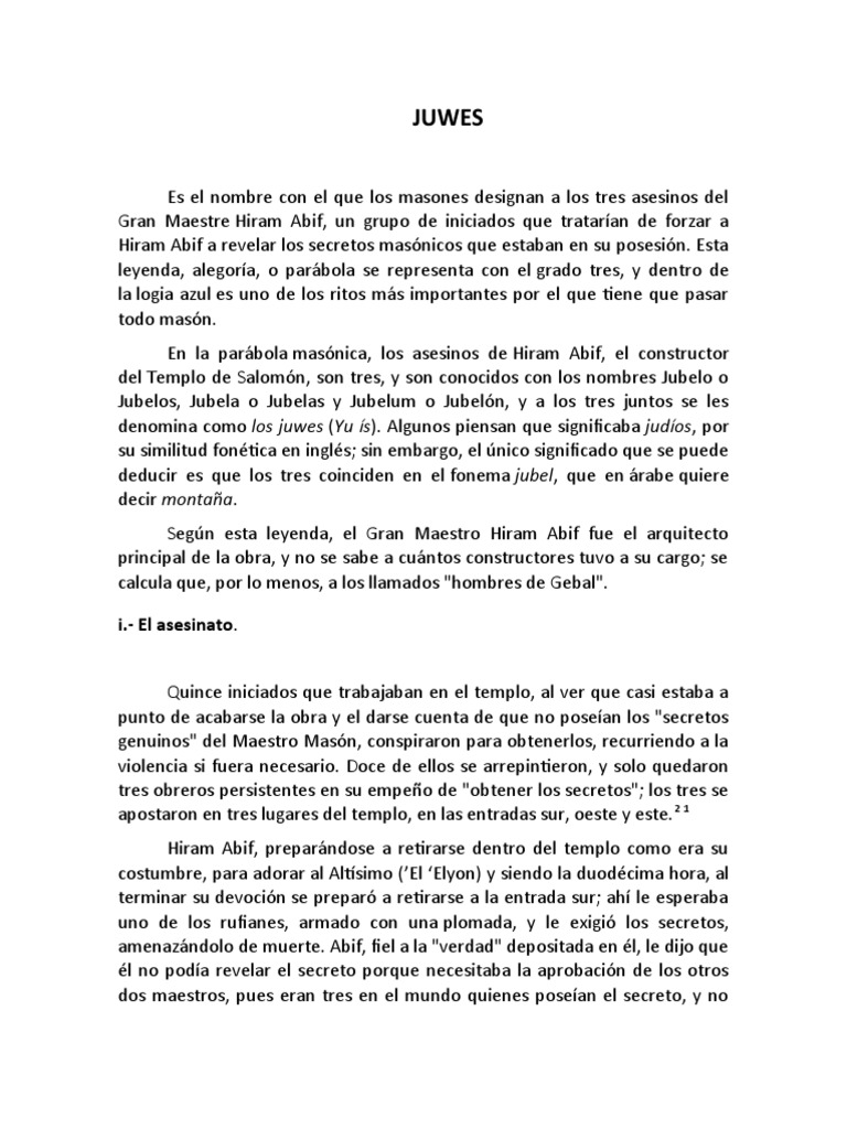 JUWES | PDF | Biblia | Religión y creencia