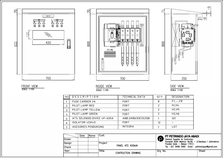Panel Ats 400kva Abb | PDF | Teaching Mathematics