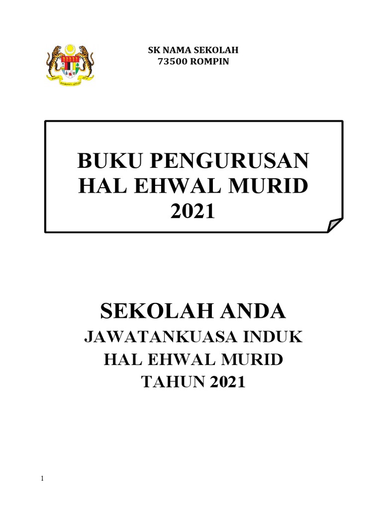 Buku Pengurusan Hem Dan Perancangan 2021 | PDF Buku Pengurusan Hem Dan Perancangan 2021 | PDF