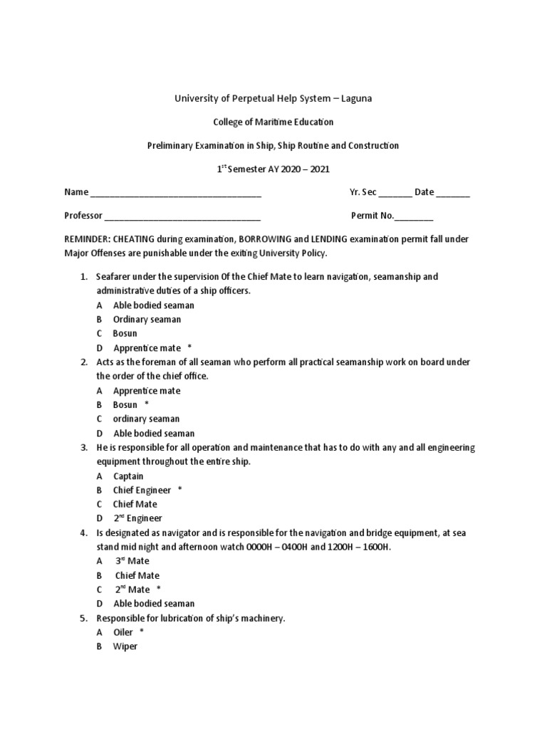 Ship Ship Routine and Construtios | PDF | Ships | Oil Tanker