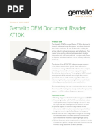Brosur Thales Gemalto Reader AT9000 MK2 | PDF | Usb | Radio Frequency ...