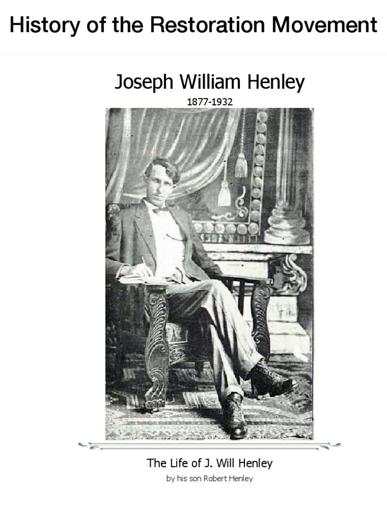 History of The Restoration Movement | PDF | Sermon | Methodism