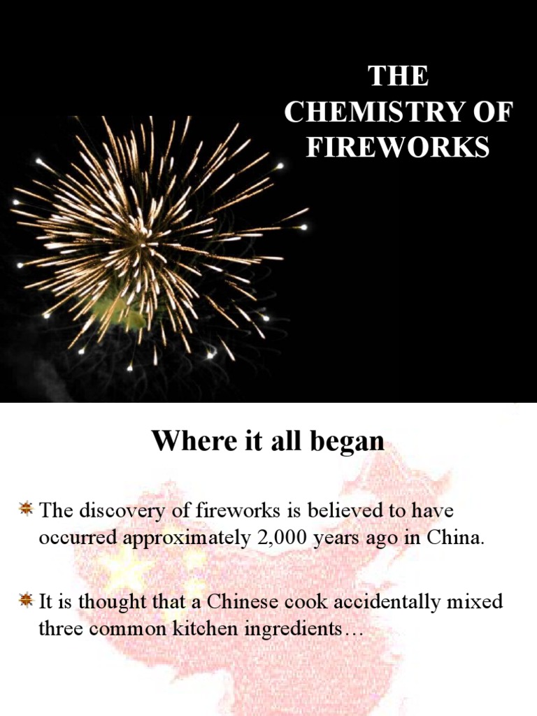 Chemistry of Fireworks Explained | PDF | Redox | Gunpowder