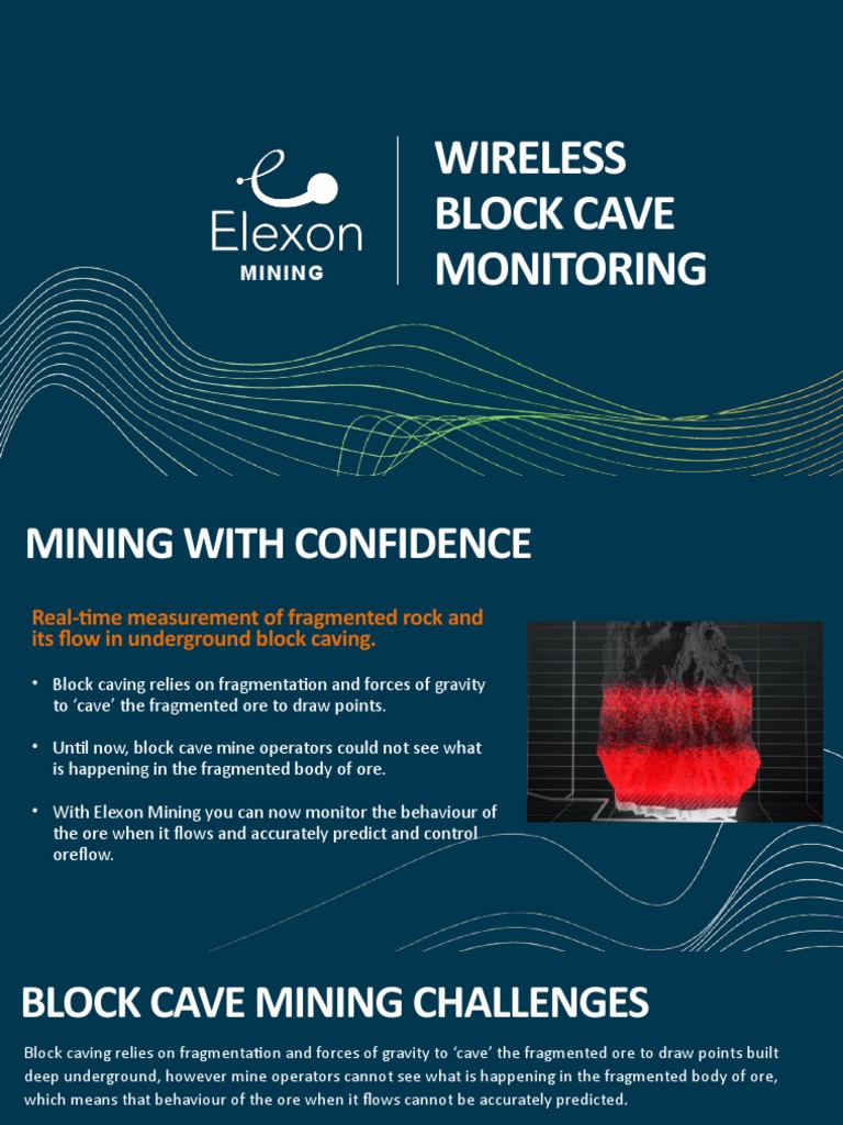 Bgwtsbupqdylovftaizw Elexon Mining Cave Block Cave Mine Monitoring