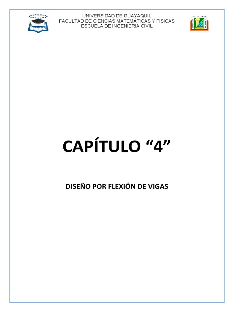 Capítulo 4 Diseno De Vigas A Flexion 2017 Corregido Pdf