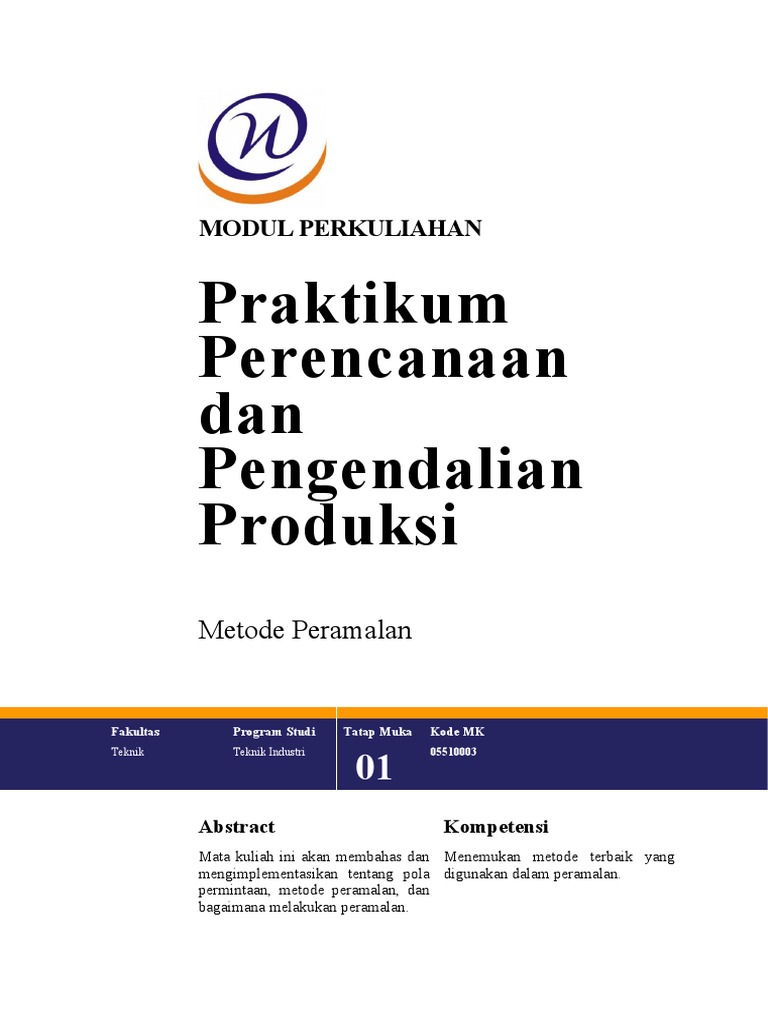 MODUL 1 - Forecasting | PDF