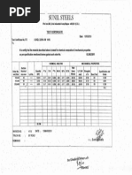Wire Rope Test Certificate | PDF | Rope | Wire