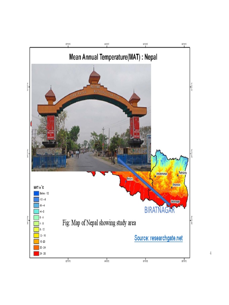 Biratnagar: Fig: Map of Nepal Showing Study Area | PDF