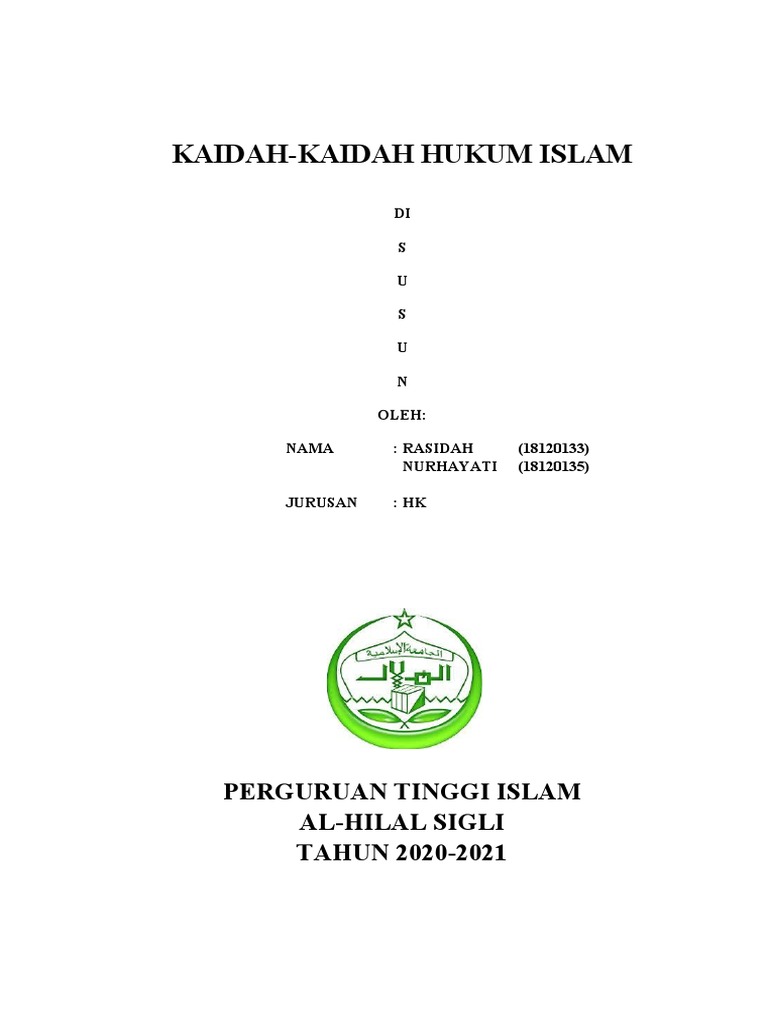 Kaidah Hukum Islam | PDF