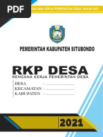 Rancangan Perdes - RKP Desa 2026 | PDF