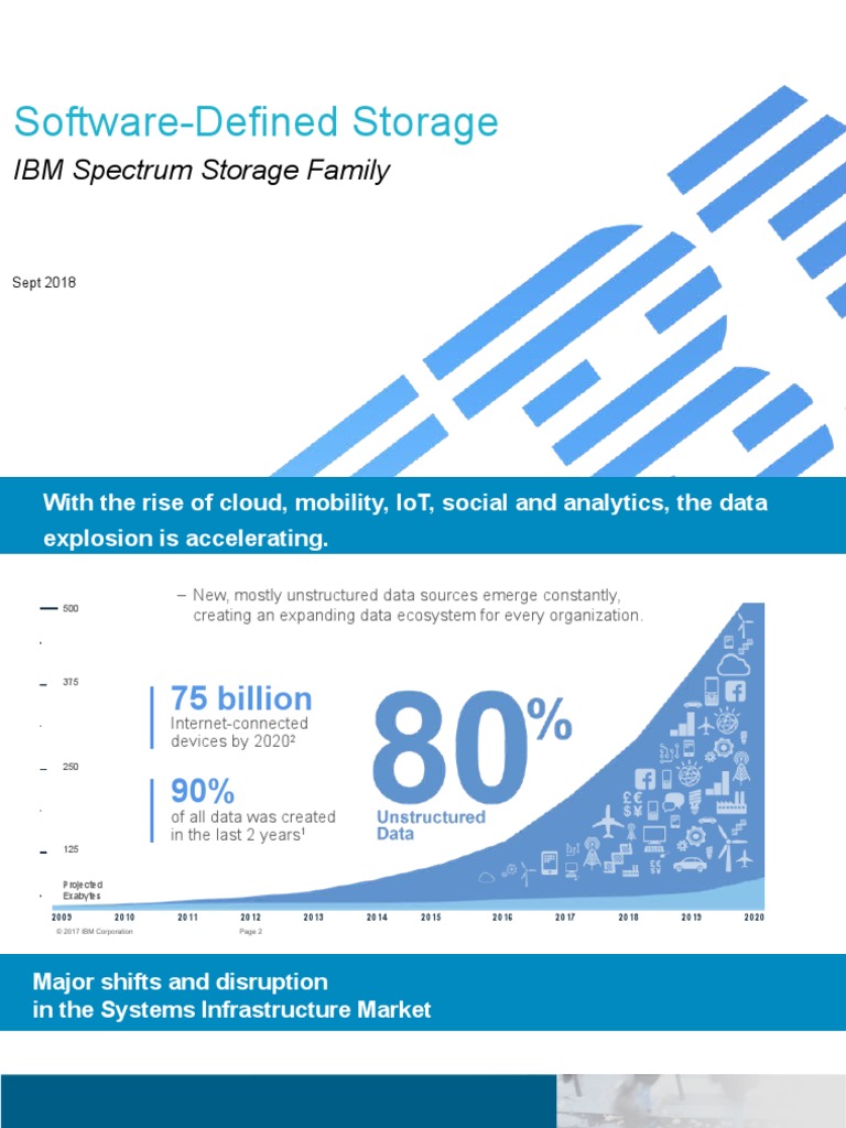 Software-Defined Storage: IBM Spectrum Storage Family | PDF | Cloud Computing | Backup