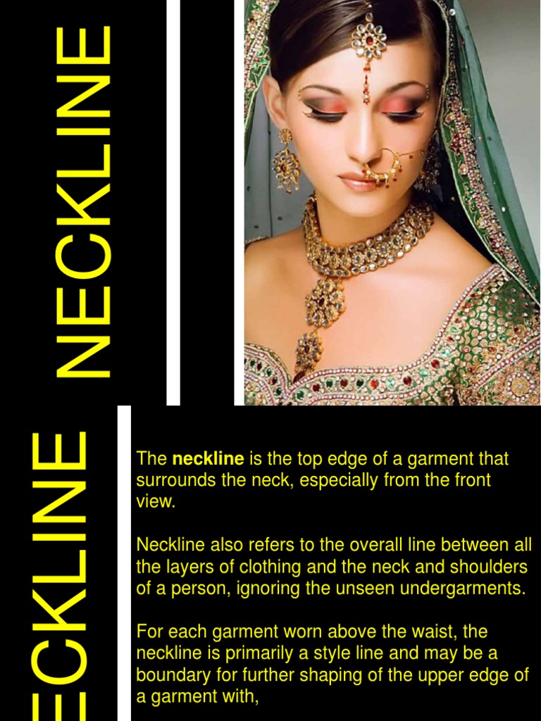 Neckline Variations | PDF | Human Appearance | Clothing
