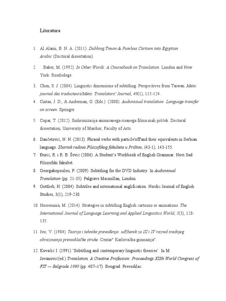 Literatura: Translation (Pp. 21-35) - Palgrave Macmillan, London ...