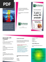 (GR) A Guide To Using Point-Evidence-Explanation | PDF | Ellipsis | Essays