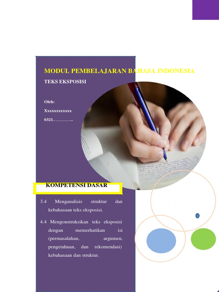 Contoh Modul Teks Eksposisi | PDF