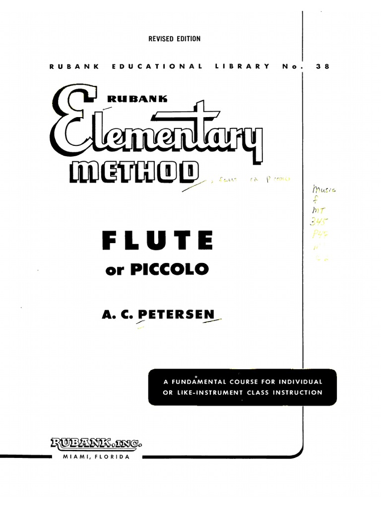 Rubank Elementary Flute | PDF