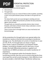 Translay Scheme For Feeder Protection | PDF | Transformer | Relay