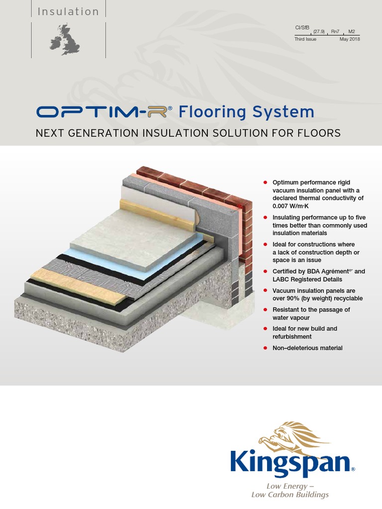 Kingspan Flooring System UK | PDF | Building Insulation | Heat Transfer