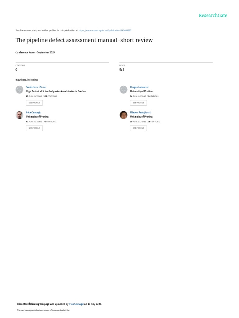 Pipeline Defect Assessment Guide | PDF | Strength Of Materials | Fracture