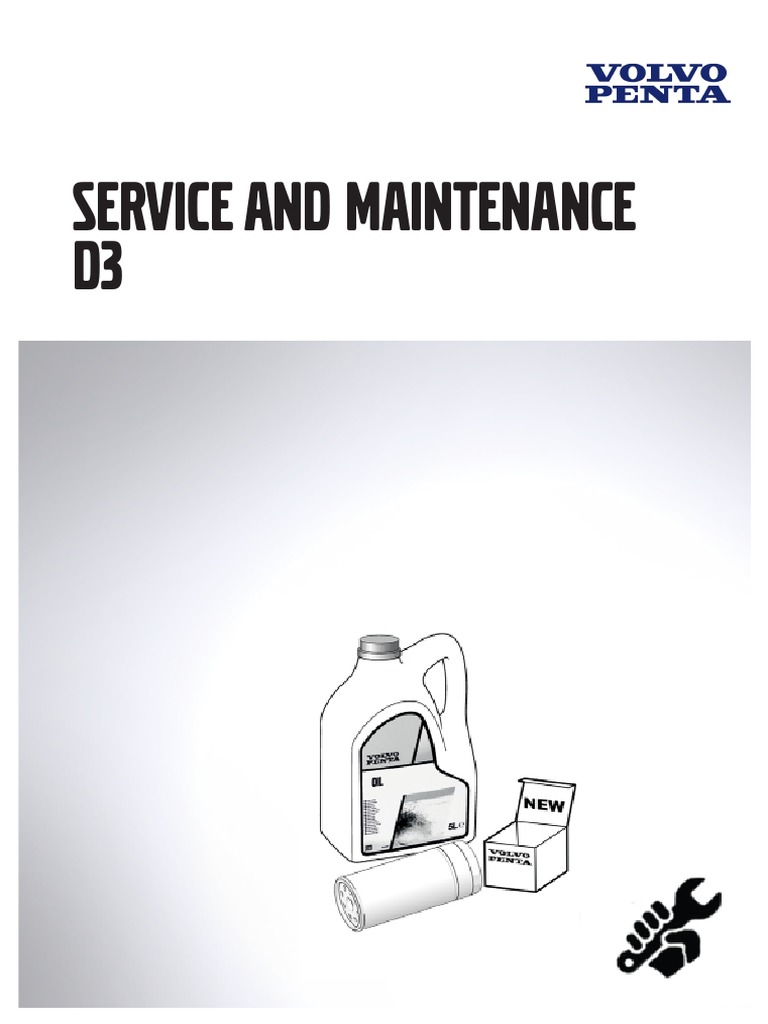 Volvopenta D3 Service and Maintenance | PDF | Personal Protective ...