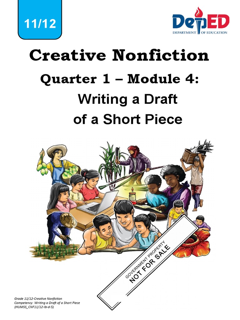 Creative Nonfiction: Quarter 1 - Module 4 | PDF | Writers | Creative ...