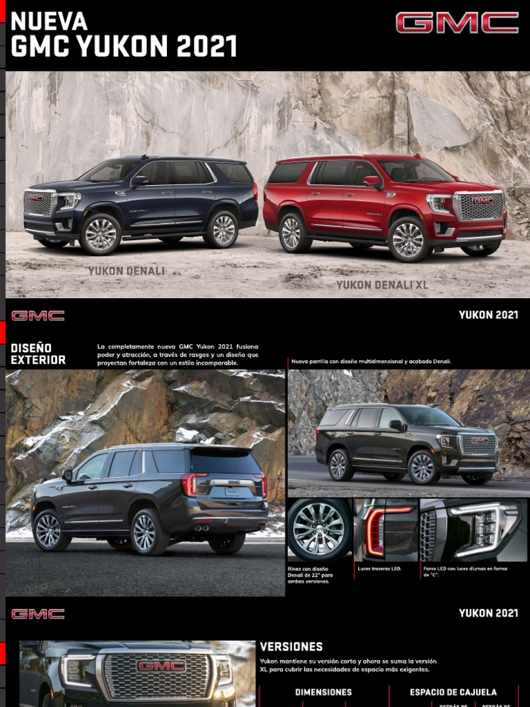 GMC Cat Yukon 2021 v1 | PDF | Tracción en las cuatro ruedas | Coche