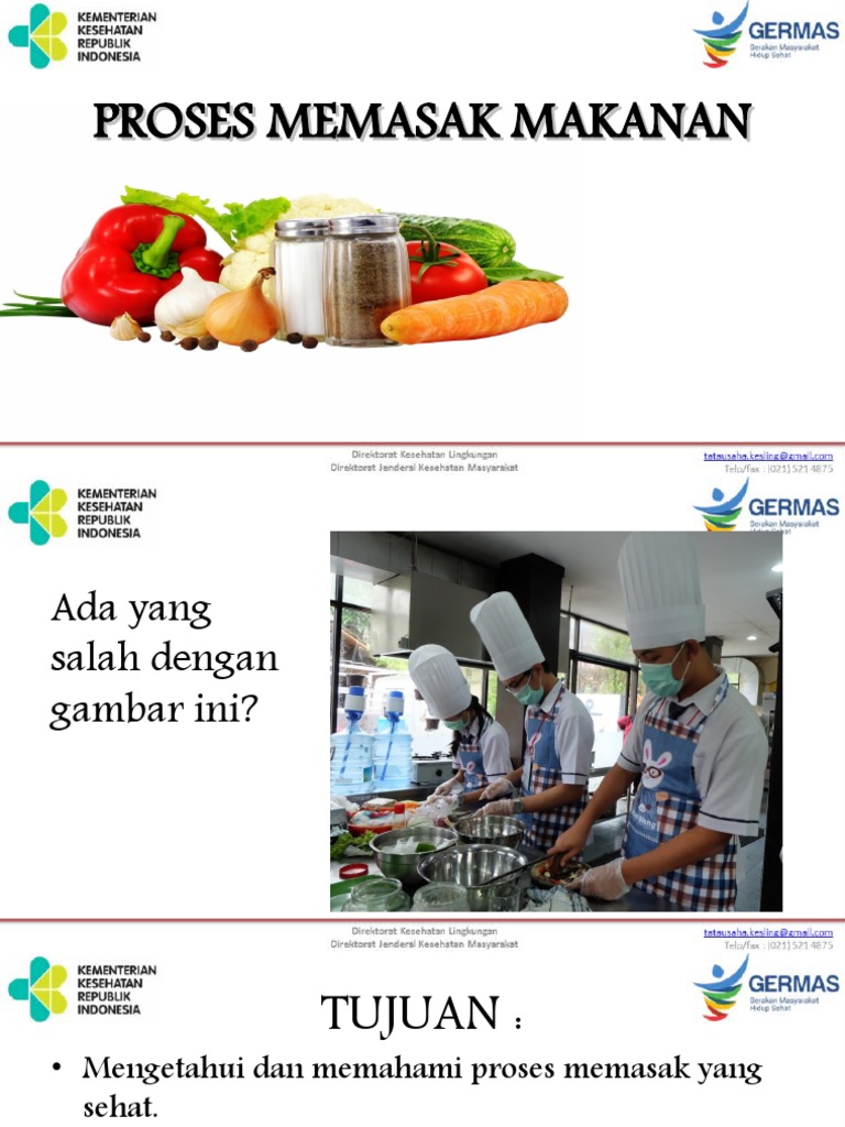 Proses Memasak Makanan | PDF
