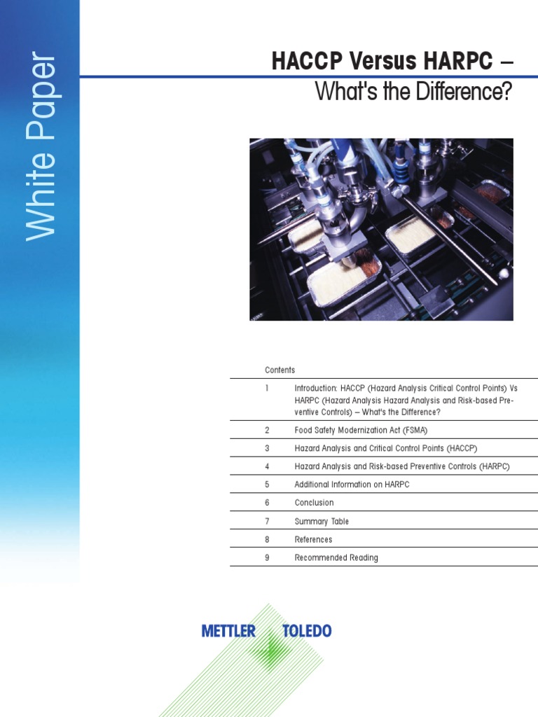 HACCP Vs HARPC | Download Free PDF | Hazard Analysis And Critical ...
