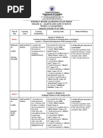 Weekly Home Learning Plan Science | PDF | Force | Scientific Method