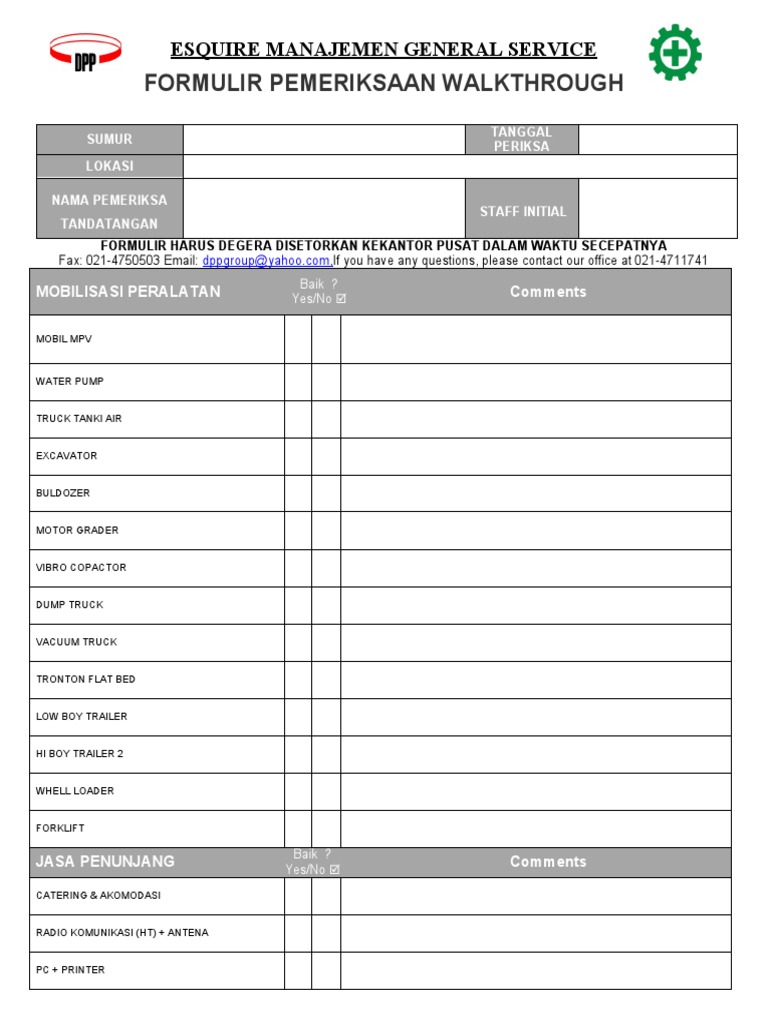 1.4 Formulir Rencana MWT | PDF