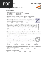 2025 Pascal Math Contest Overview | PDF | Area | Mathematics