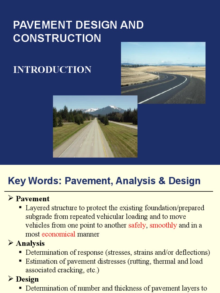 Pavement Design and Construction | PDF | Road Surface | Strength Of ...