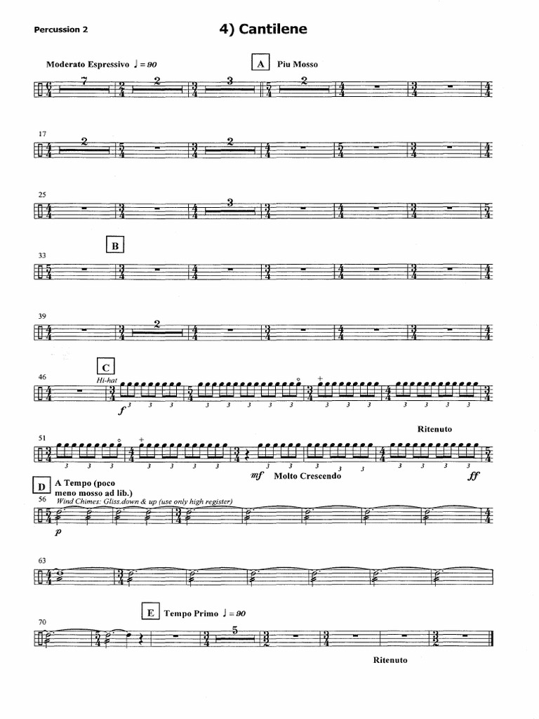 4 - Perc 2 | PDF | Music Theory | Poetics