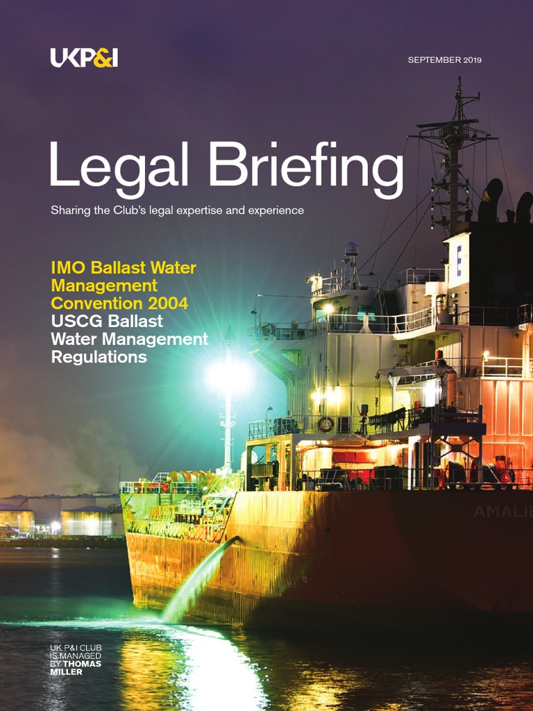 BWM Convention and USCG BWM Regulations | PDF | Regulatory Compliance ...