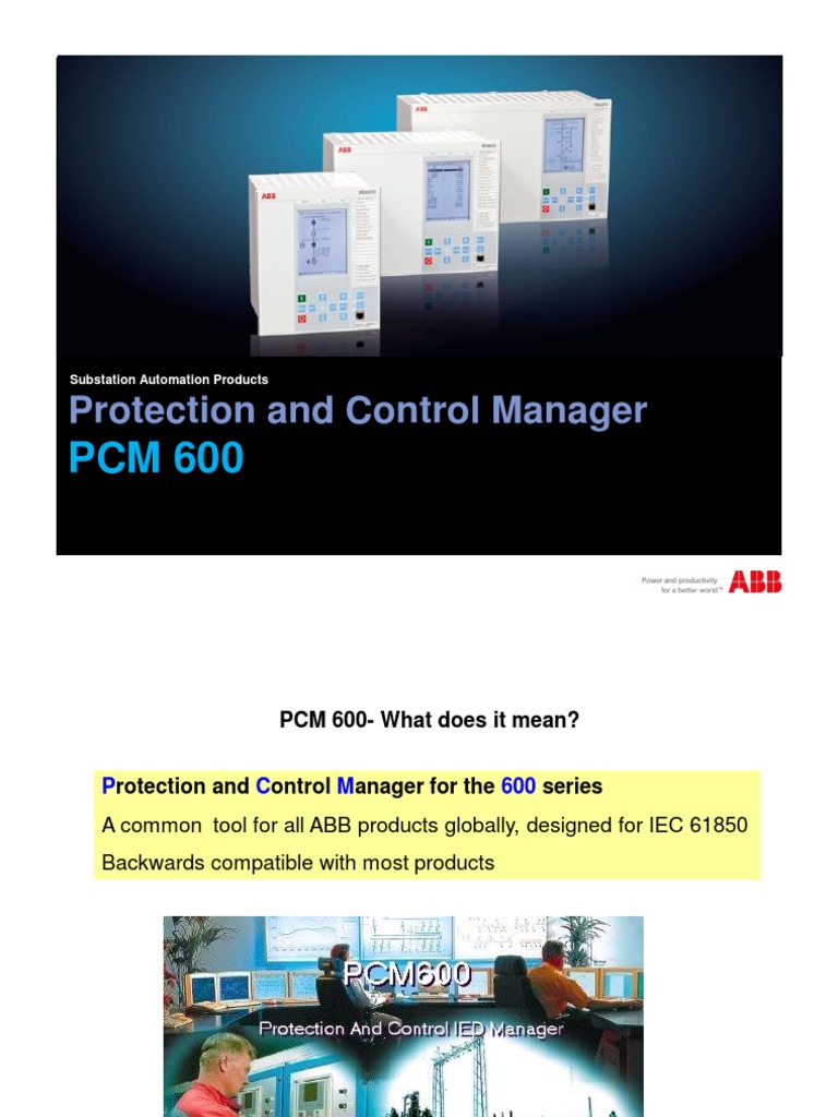 PCM 600 Protection and Control Manager | PDF | Ip Address | Personal ...