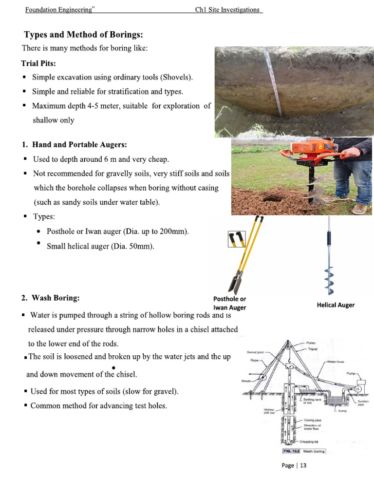 Lecture 3. Site Investigation.. | PDF