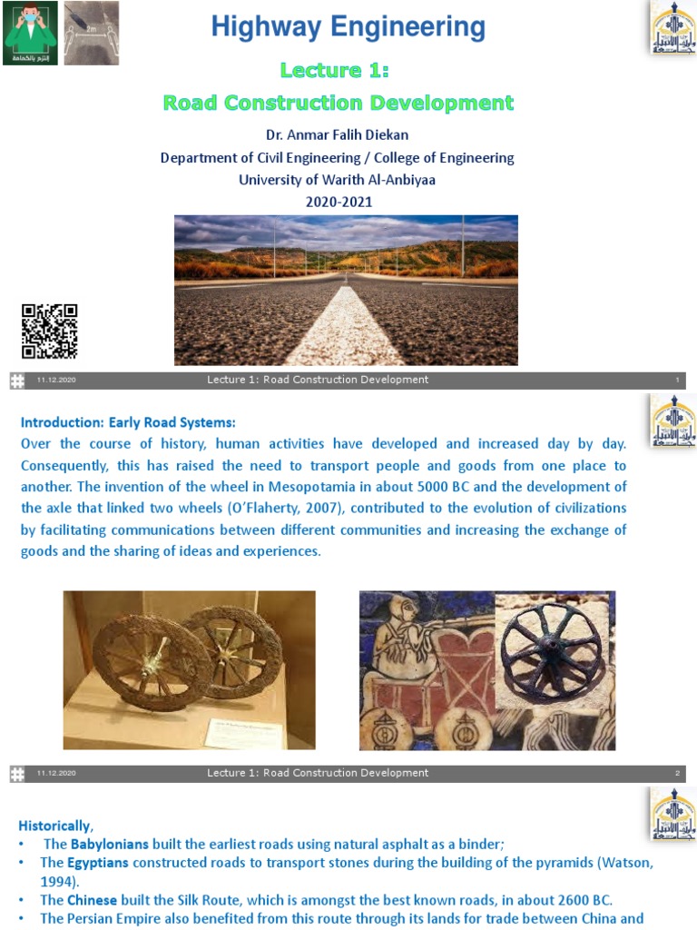 History of Road Construction Development | PDF | Road Surface | Road