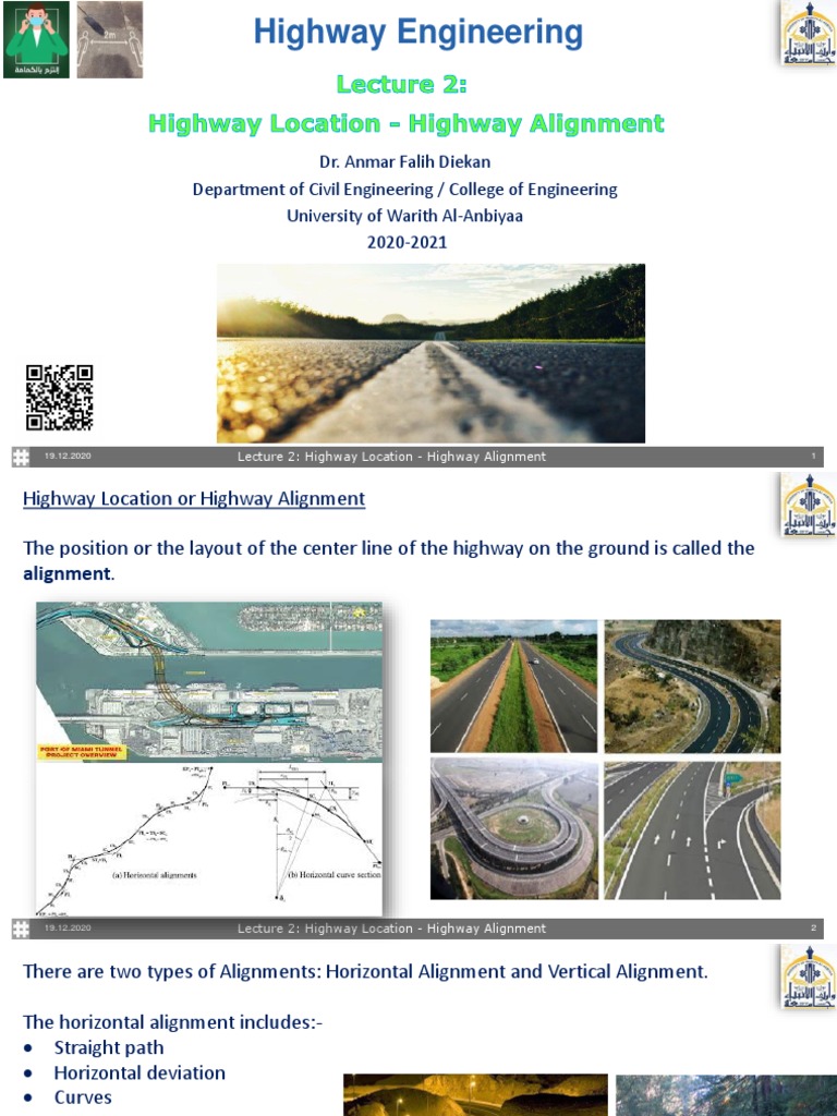 Highway Alignment: Types and Requirements | PDF | Highway | Road