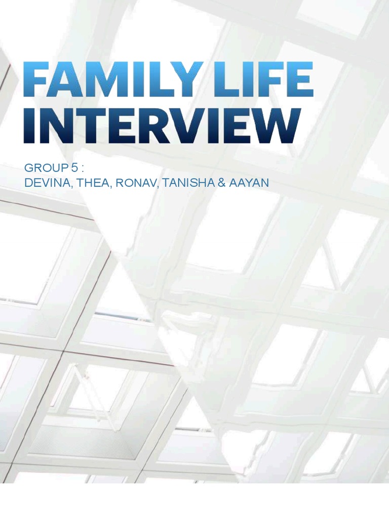 Eumind Report - Group 5 Family Life | PDF | Family | Divorce