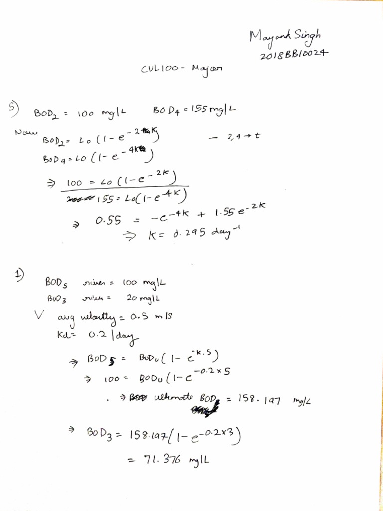 Complex Mathematical Calculations | PDF